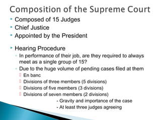 Judicial department of the Philippines | PPT