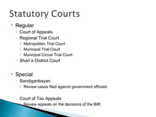 Judicial department of the Philippines | PPT