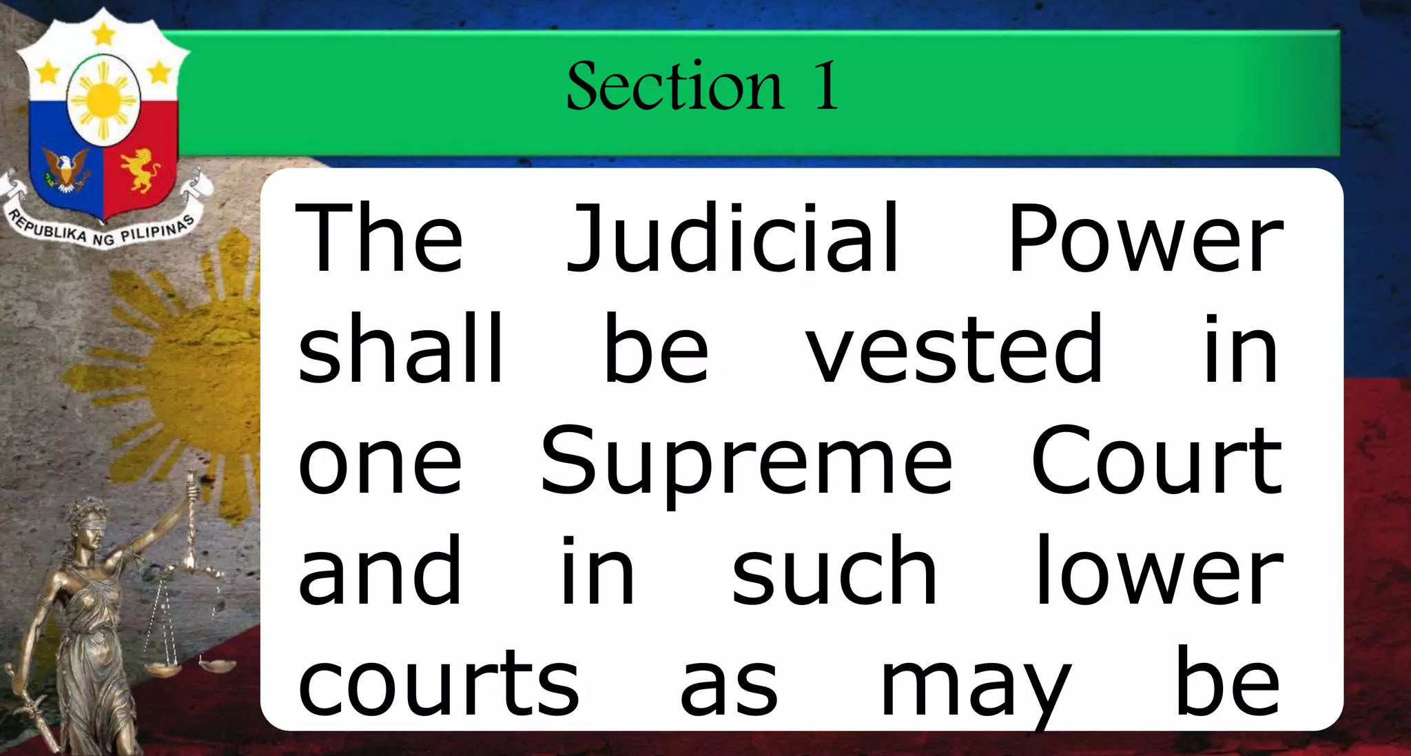 Judicial department | PPTX