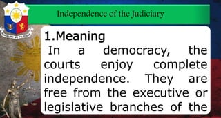 Judicial Department | PPTX