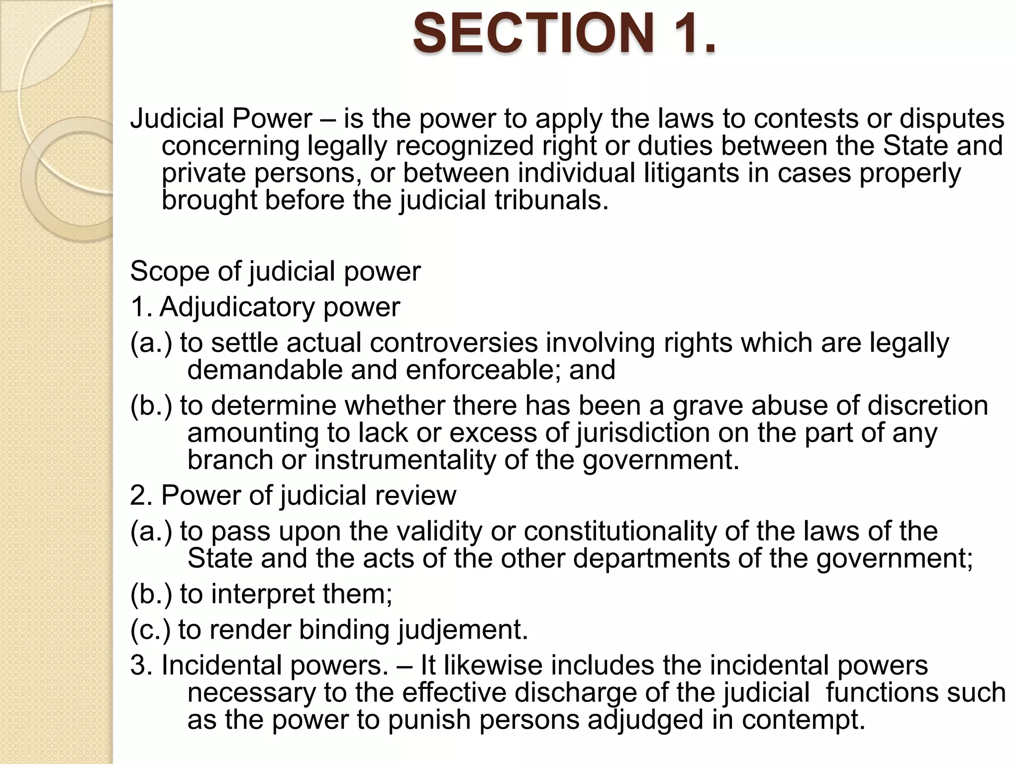 Judicial dept. | PPTX