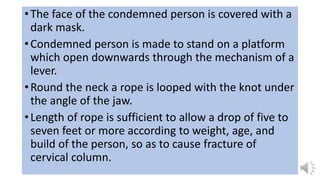 Judicial hanging | PPTX