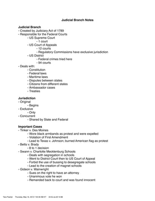 Judicial notes | PDF