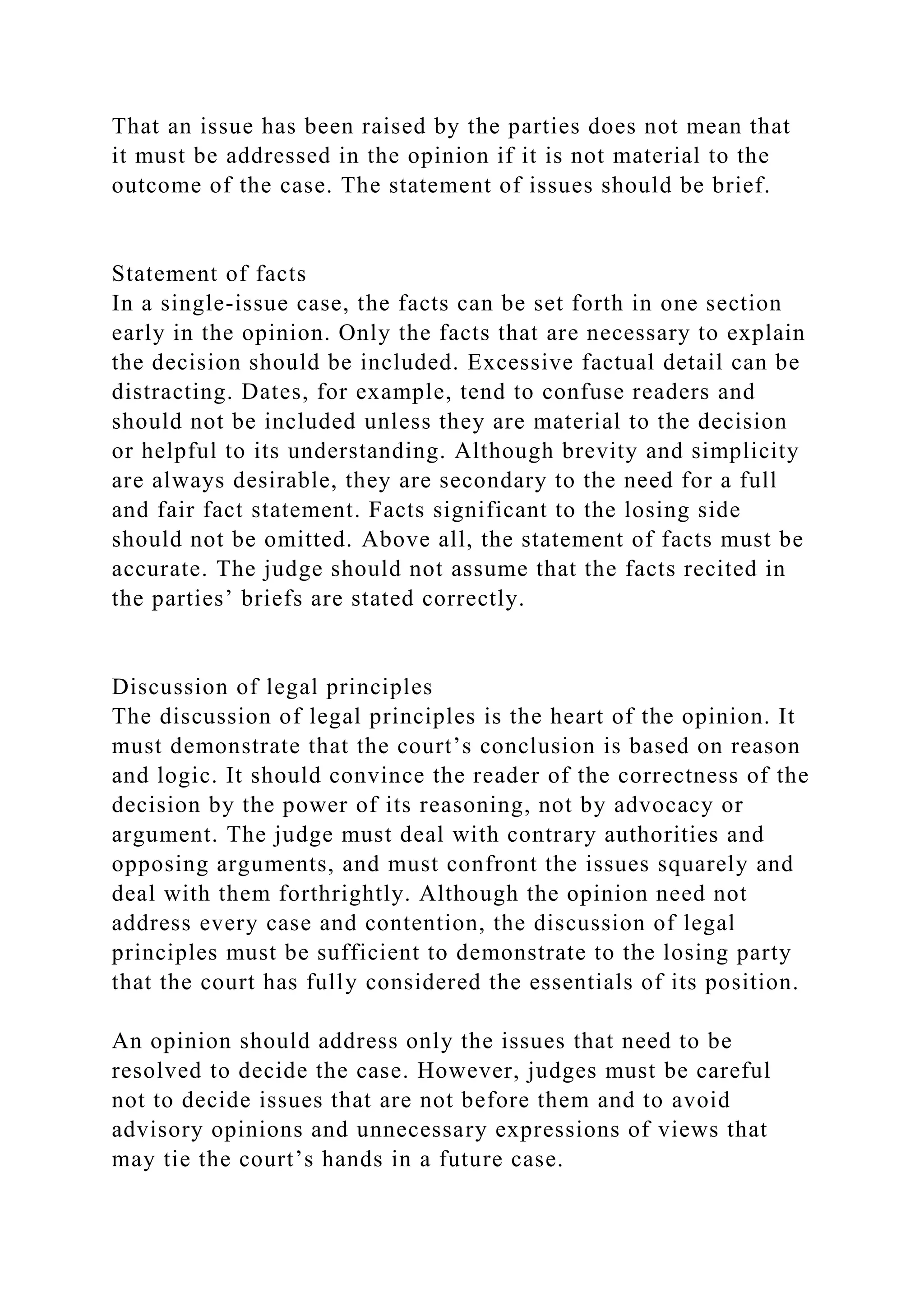 Judicial OpinionsOverview After the simulation, justices writ.docx