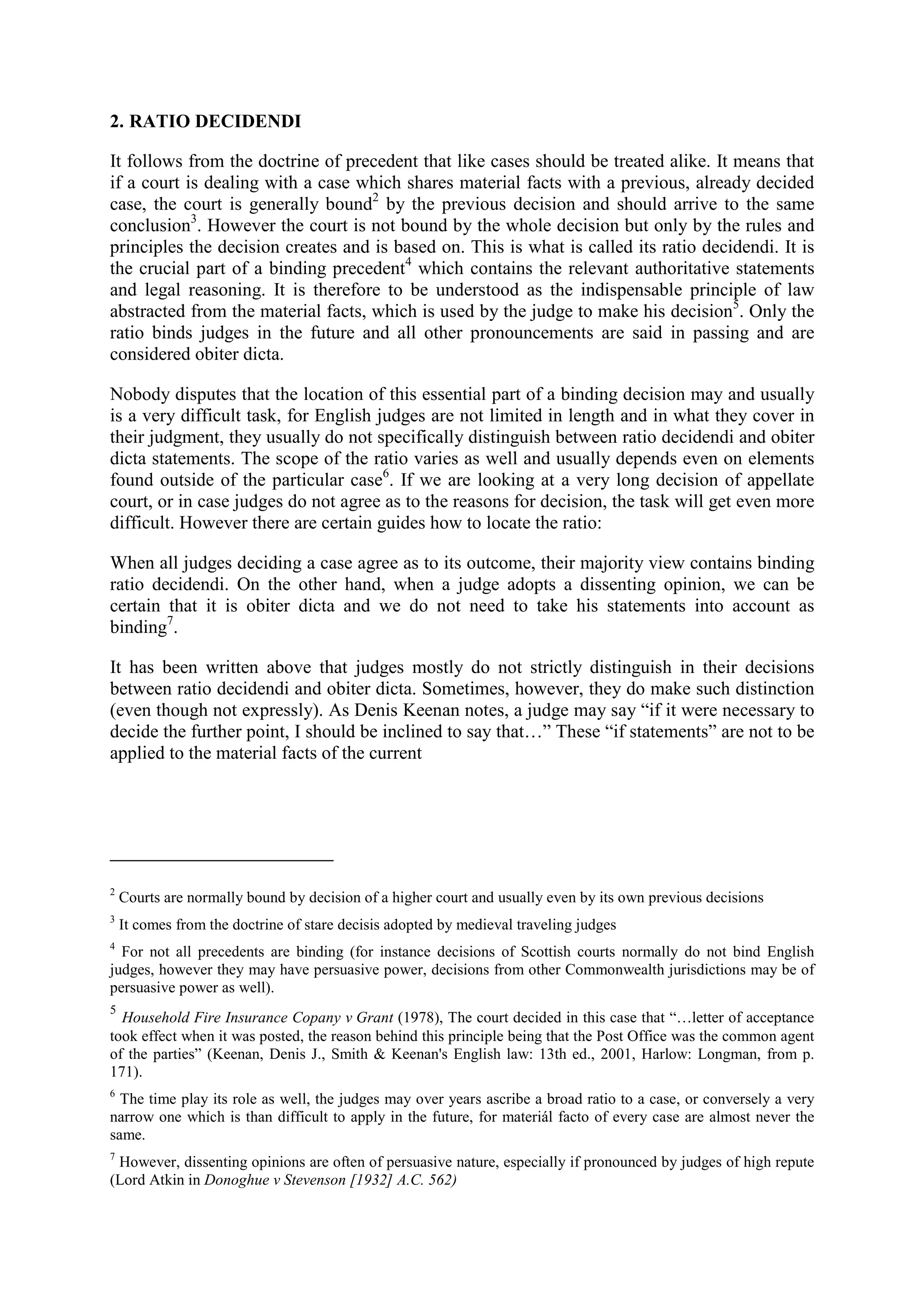 Judicial precedent | PDF