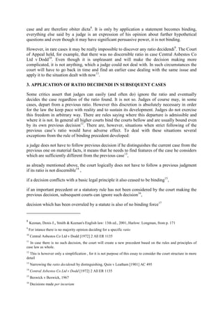 Judicial precedent | PDF | Law