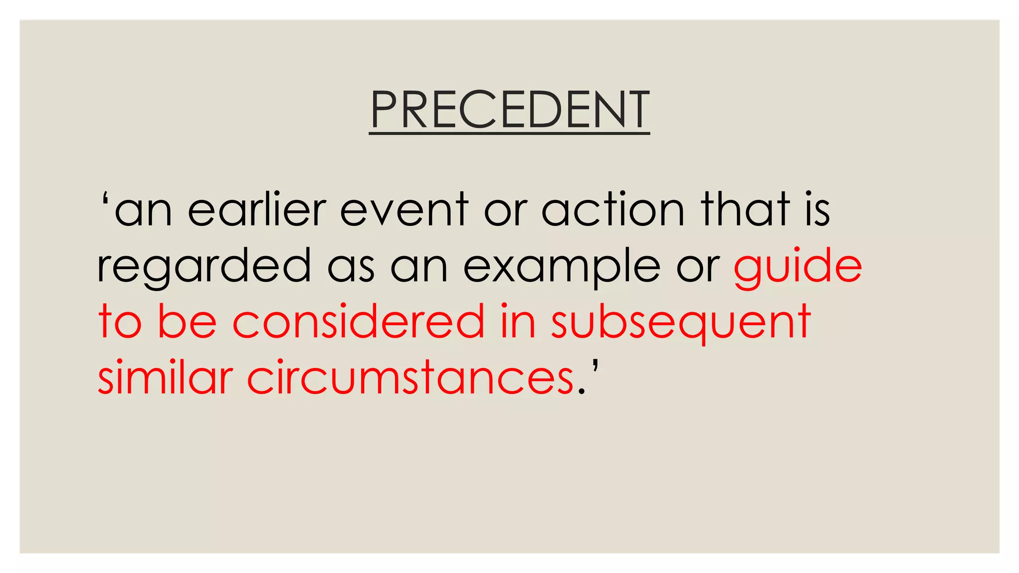 Judicial precedent revision aid | PPTX
