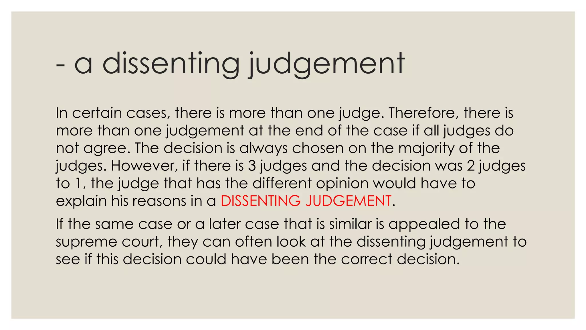 judicial precedent revision powerpoint | PPTX
