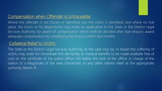 victim compensation under Indian criminal system | PPTX