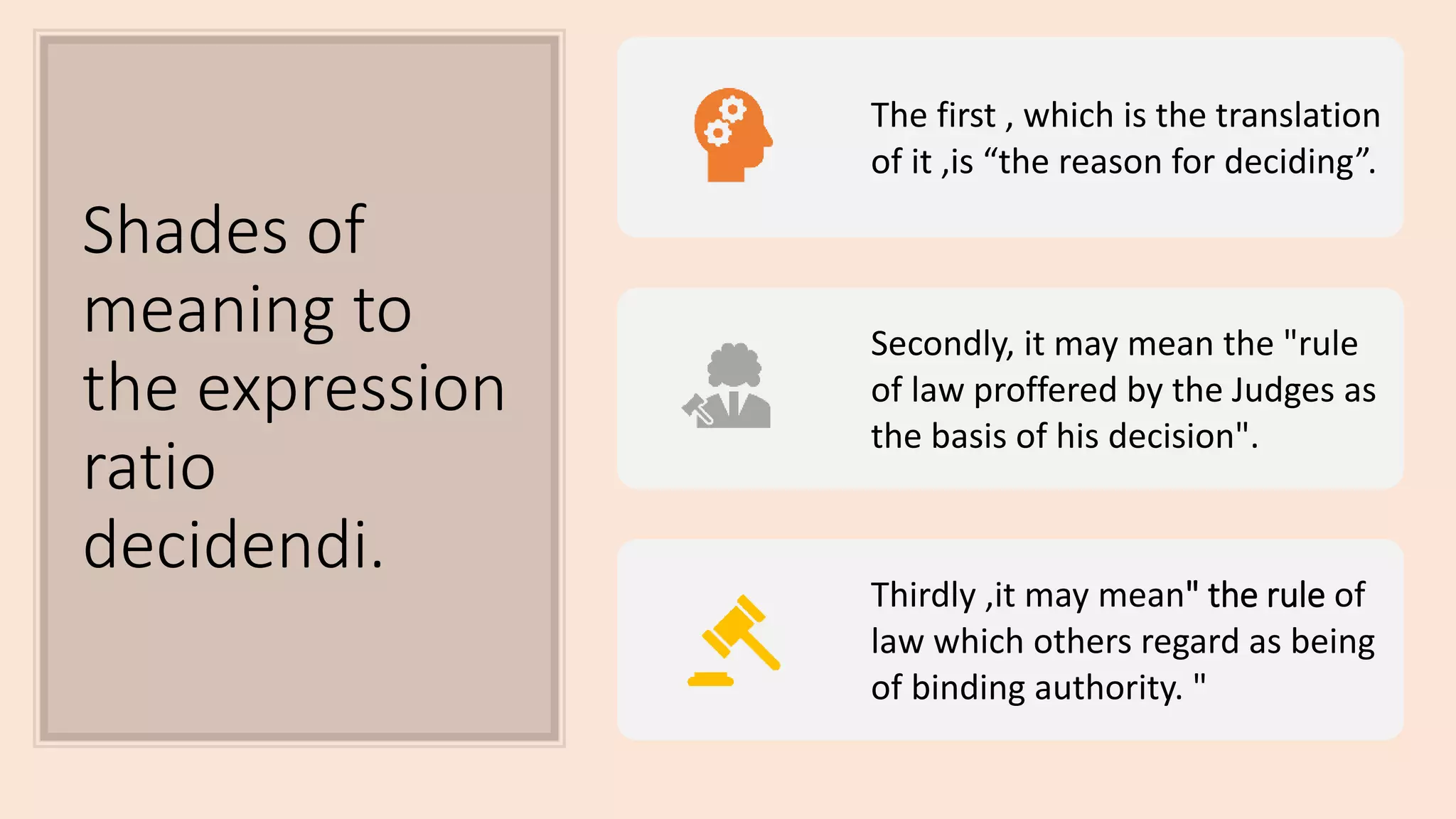 RATIO DECIDENDI | PPTX