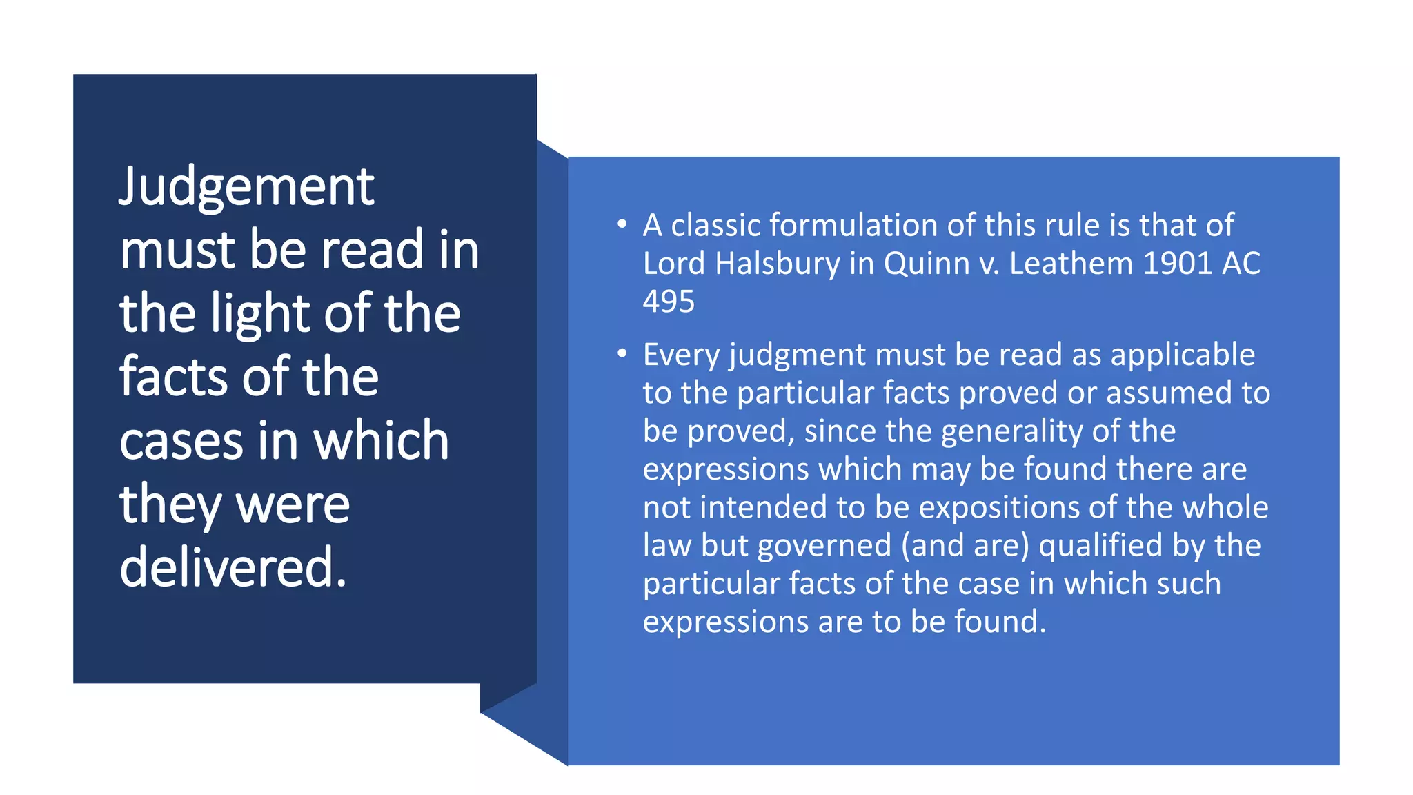 RATIO DECIDENDI | PPTX