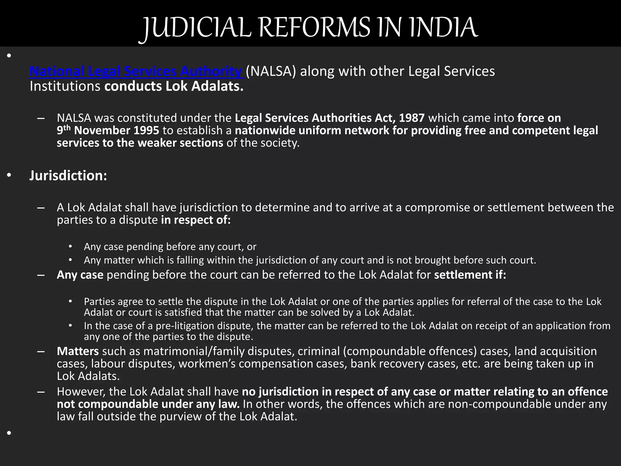 Judicial reforms | PPTX