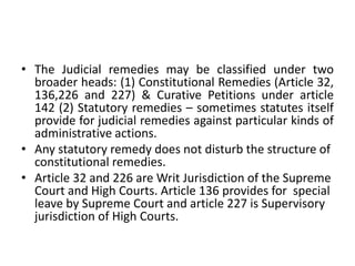 judicial remedies against administrative actions.pptx