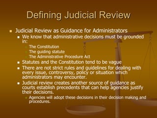 Judicial Review Definition
