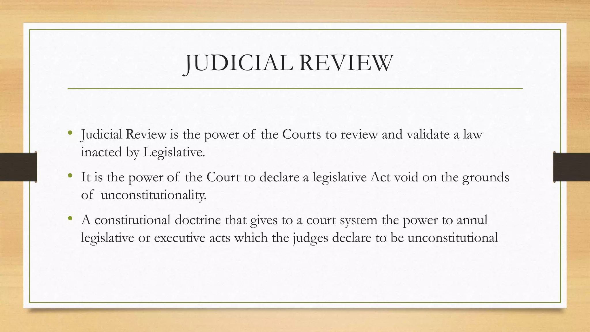 Judicial review | PDF
