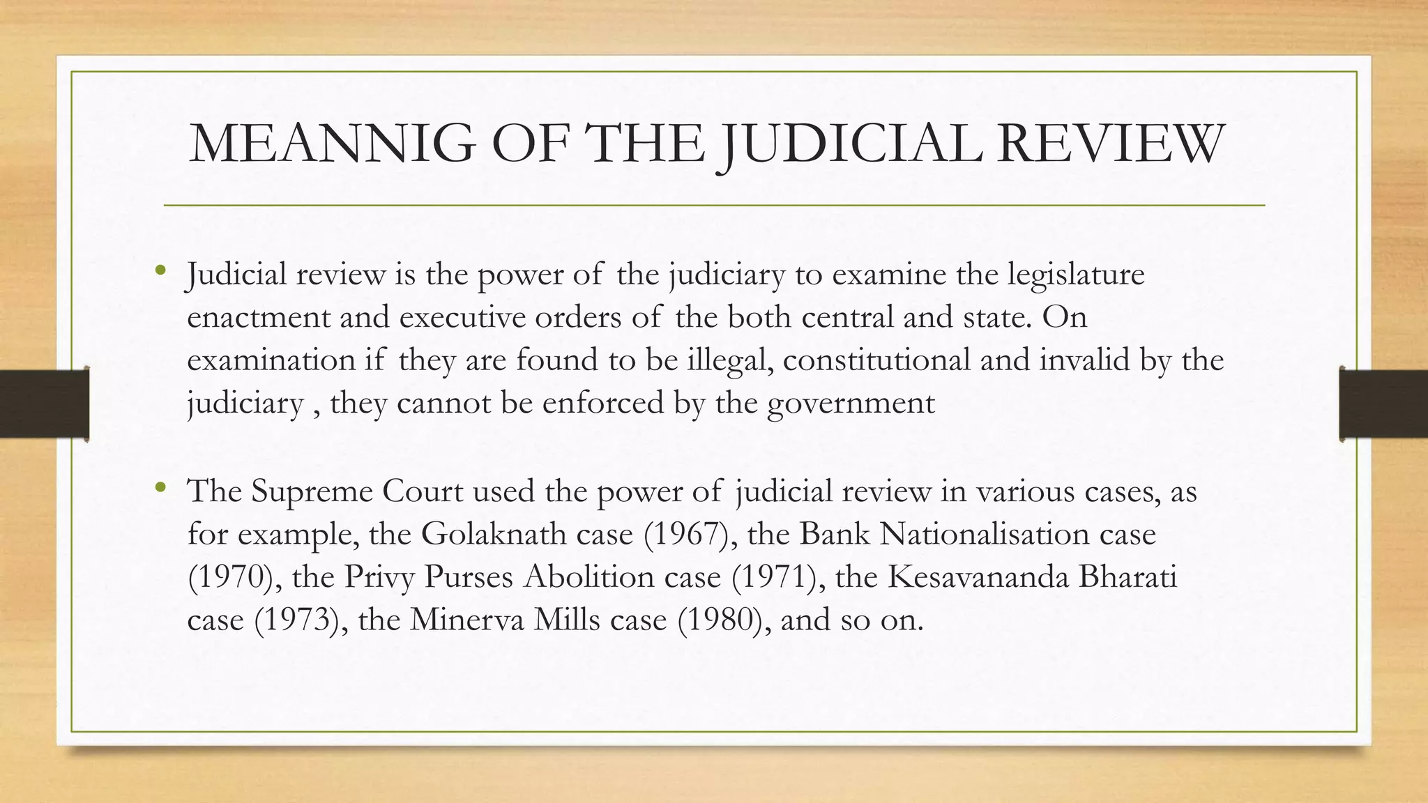 Judicial review | PDF