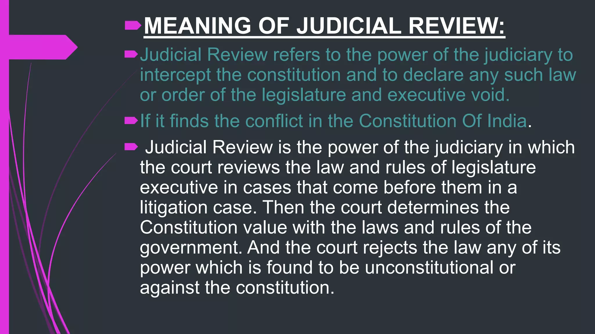 JUDICIAL REVIEW (Brief Notes) | PDF