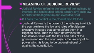 JUDICIAL REVIEW (Brief Notes) | PDF