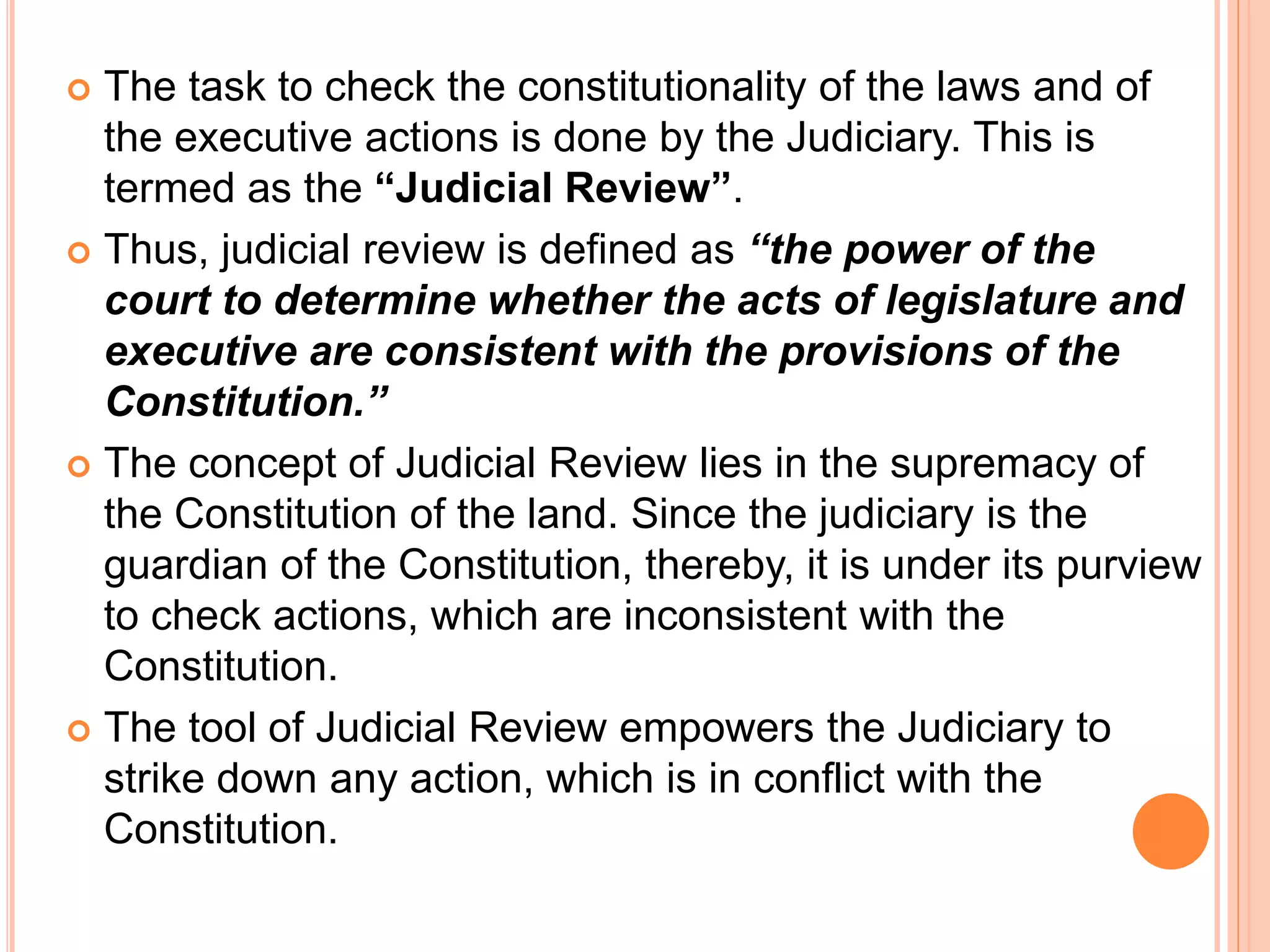 Judicial review | PPTX