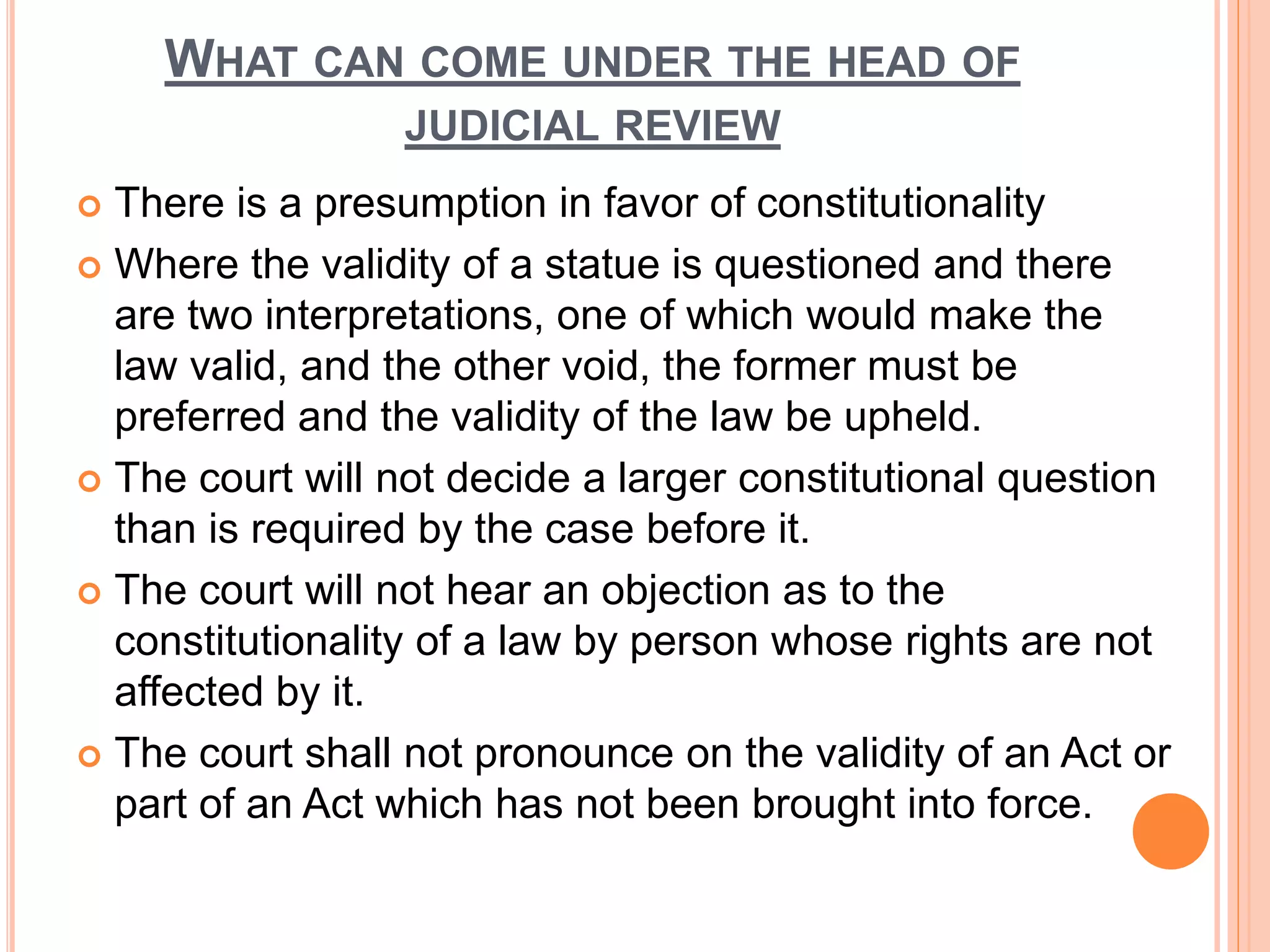 Judicial review | PPTX