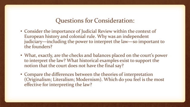Judicial review ppt | PPTX