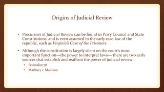 Judicial review ppt | PPTX