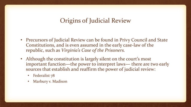 Judicial review ppt | PPTX