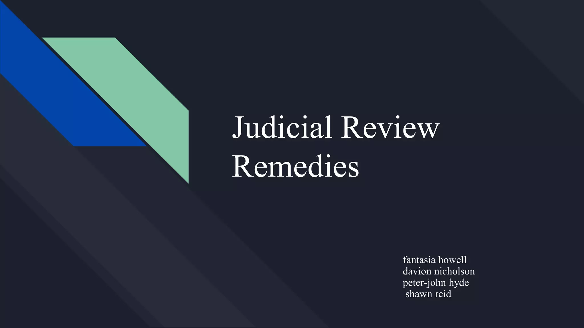 Judicial Review Remedies.pptx