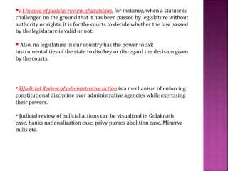 judicial reviews and judicial activism.pptx