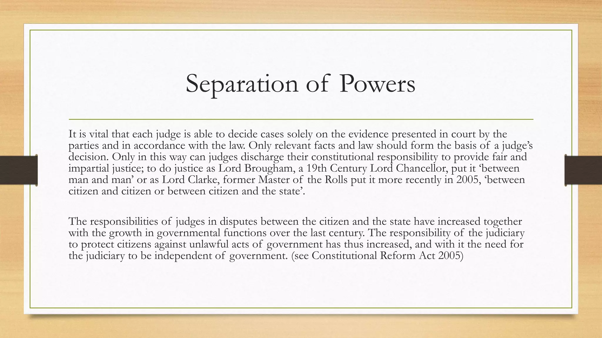 Judicial roles | PPT