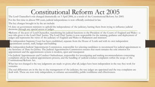 Judicial roles | ODP | Law