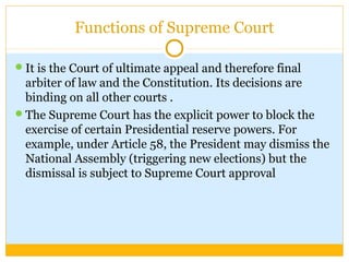 Judicialstructureofpakistan 100303005350-phpapp02 | PPT