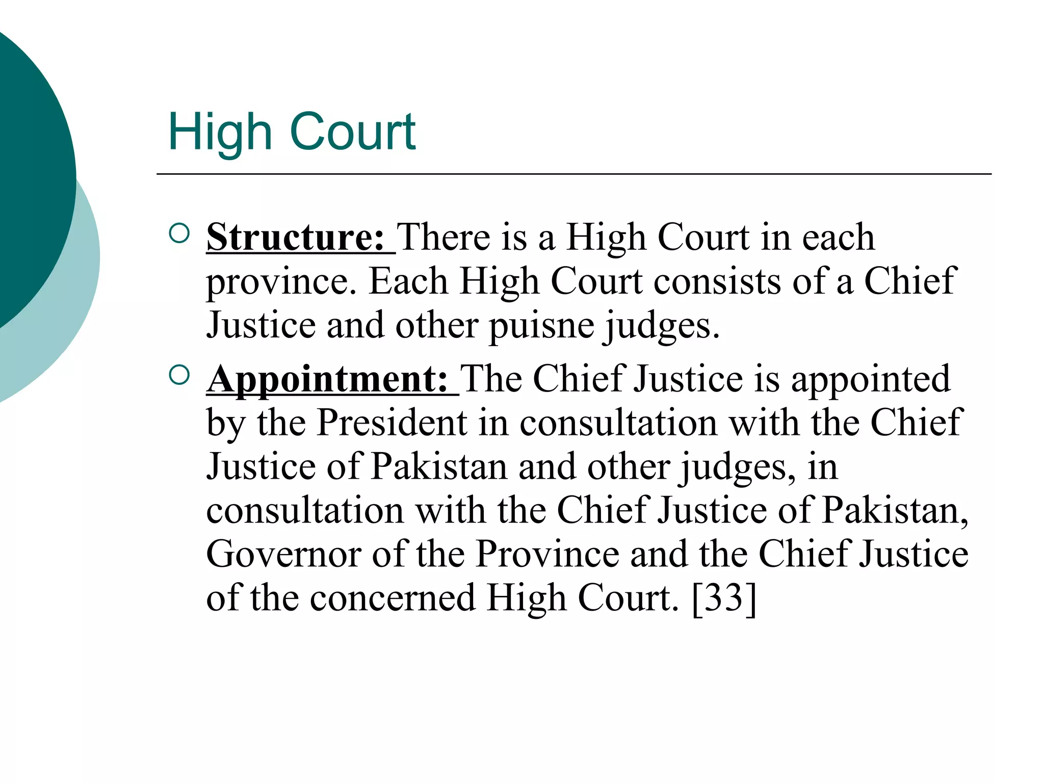 Judicial Structure Of Pakistan | PPT