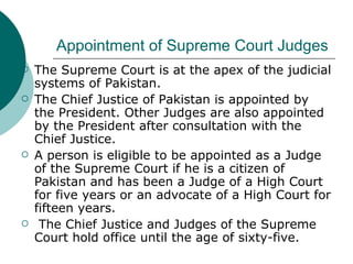 Judicial Structure Of Pakistan | PPT