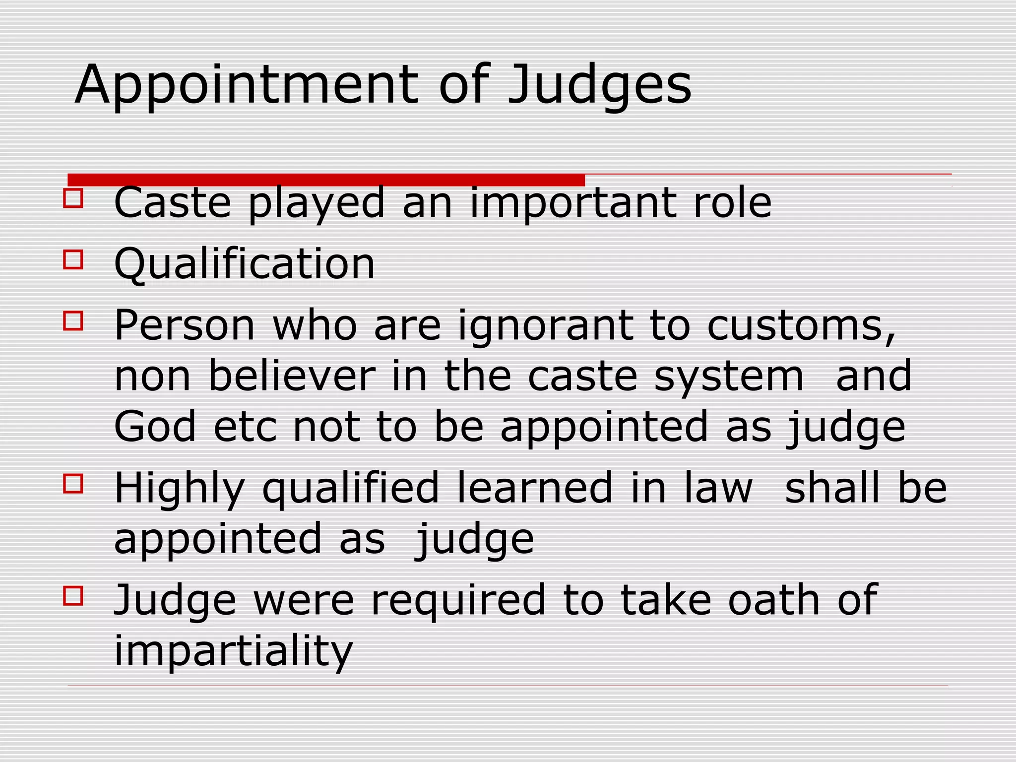 Judicial system in_ancient_india[1] | PPT