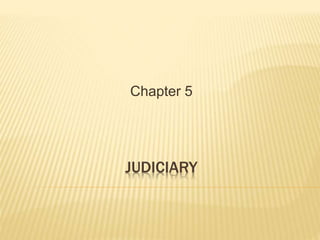 Judiciary | PPTX