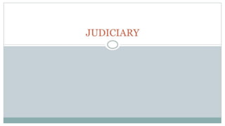 Judiciary | PPT