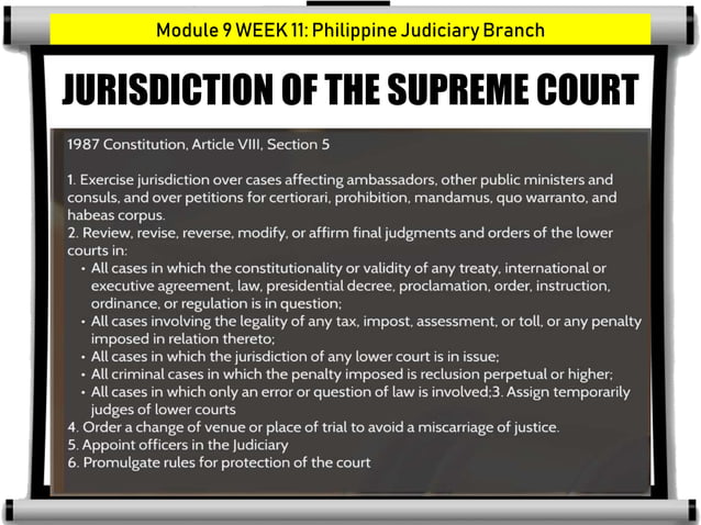 JUDICIARY BRANCH.pptx | Law