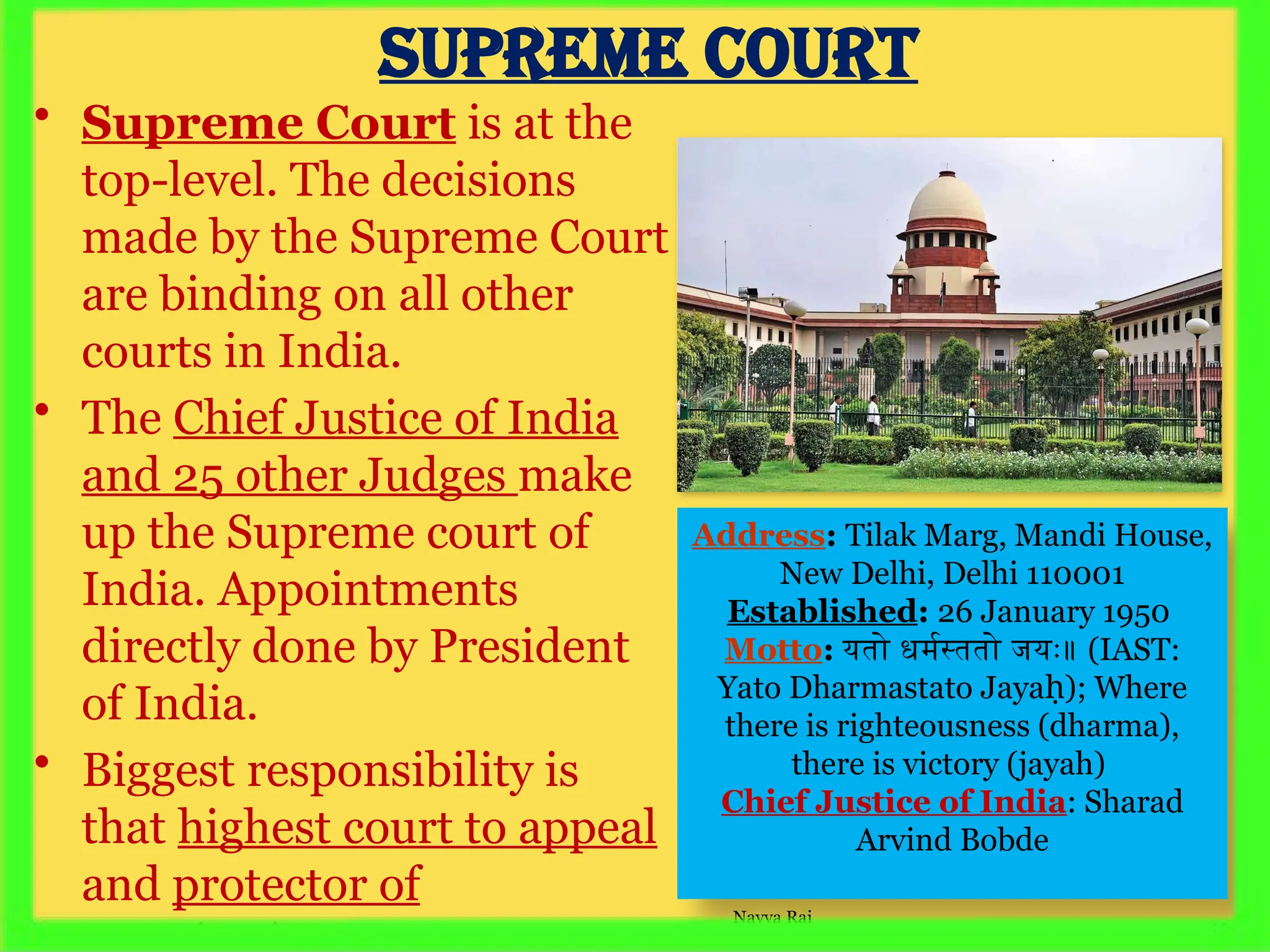 judiciary class 8 grade best civics ch 5 .ppt