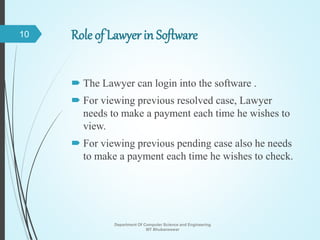 Judiciary information management system | PPTX