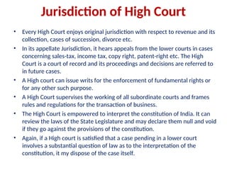 Judiciary of indian lower courts for justice.ppt