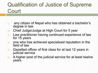 Judiciary of Nepal part 2 | PPT