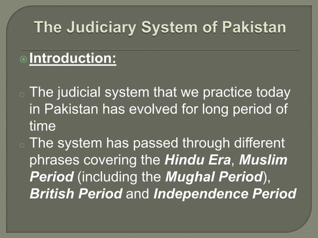 Judiciary system of pakistan | PPTX | Islam | Religion & Spirituality
