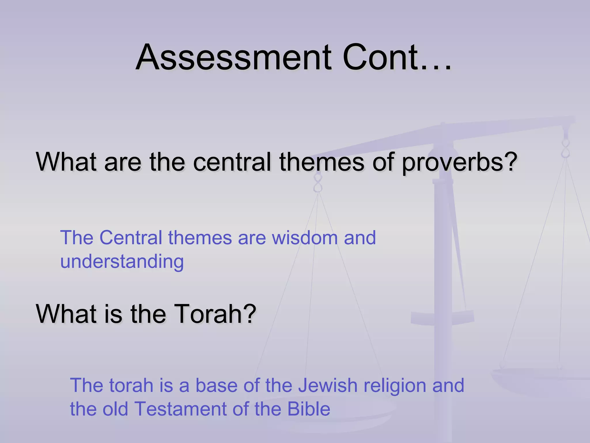 Core Ethical Teaching of Judaism | PPT