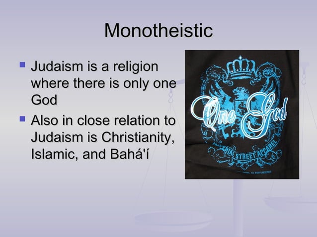 Core Ethical Teaching of Judaism | PPT