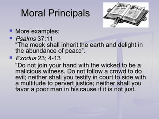 Core Ethical Teaching of Judaism | PPT