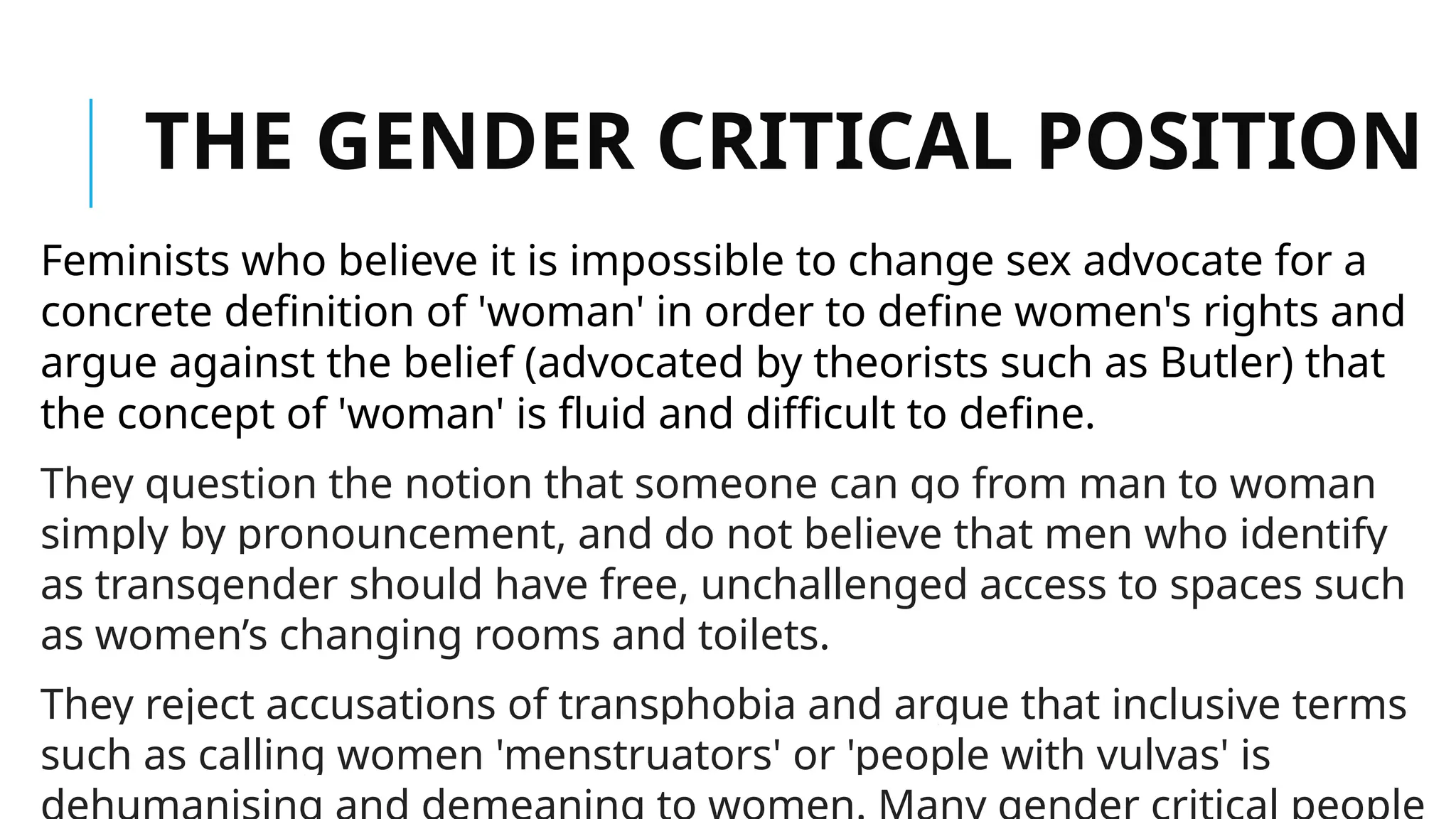 Judith Butler and gender performativity. | PPTX