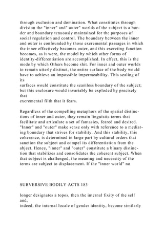 JudithButlerGender TroubleFeminism and the Subve.docx