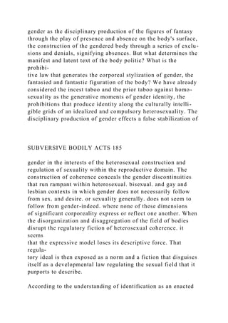 JudithButlerGender TroubleFeminism and the Subve.docx