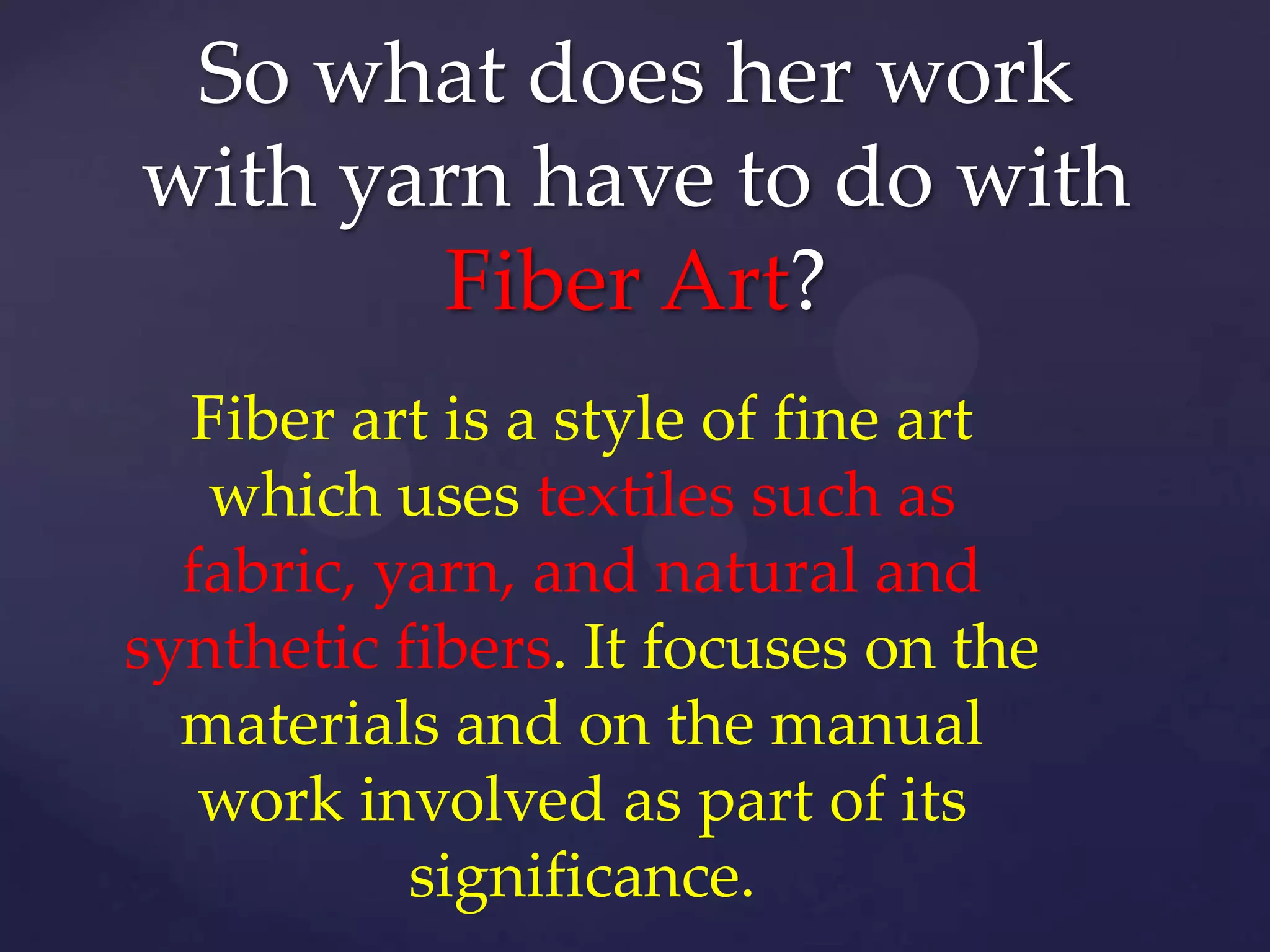 Judith scott fiber artist | PPTX